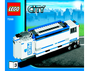 LEGO Instructions - 7288-1 Mobile Police Unit | Rebrickable - Build ...