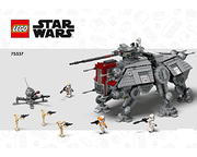 LEGO Set Instructions - 75337-1 AT-TE Walker | Rebrickable - Build with ...