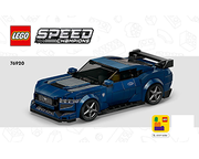 LEGO Instructions - 76920-1 Ford Mustang Dark Horse Sports Car ...
