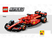 LEGO Instructions - 77242-1 Ferrari SF-24 F1 Race Car | Rebrickable ...