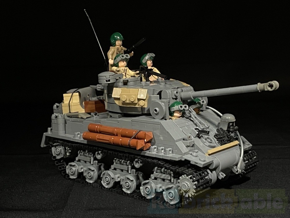 LEGO MOC-248644 M4A3E8 Sherman "Fury" by lukemocs | Rebrickable - Build ...