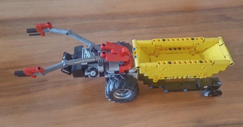LEGO MOC Wheelbarrow for Single-Axle Tractor by Larsagri | Rebrickable ...