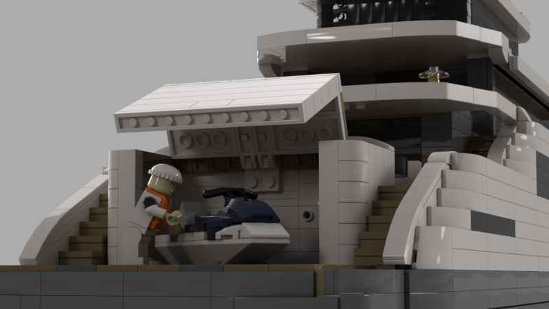 LEGO MOC Superyacht "LILLY" by AllirvinExperts | Rebrickable - Build ...