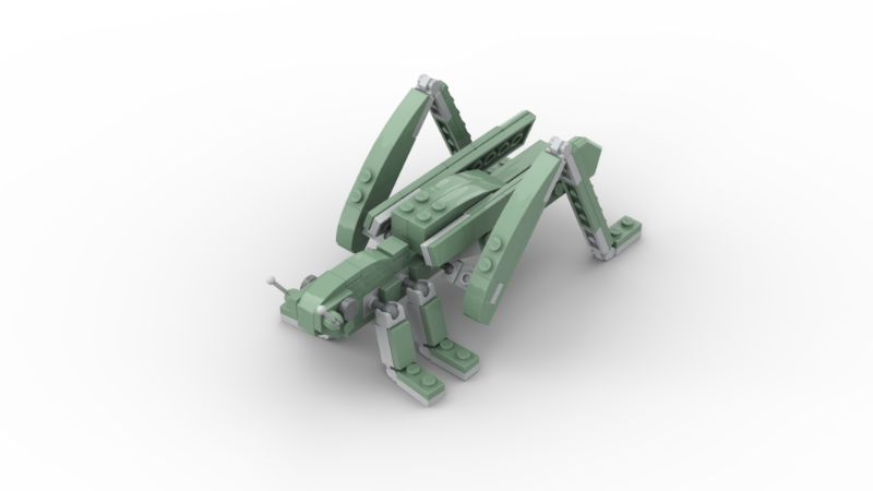 LEGO MOC Grasshopper by OwlClicker | Rebrickable - Build with LEGO