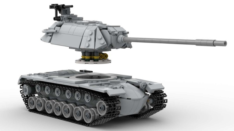 LEGO MOC M103 Heavy Tank 1/38 Scale by Cola2012 | Rebrickable - Build ...