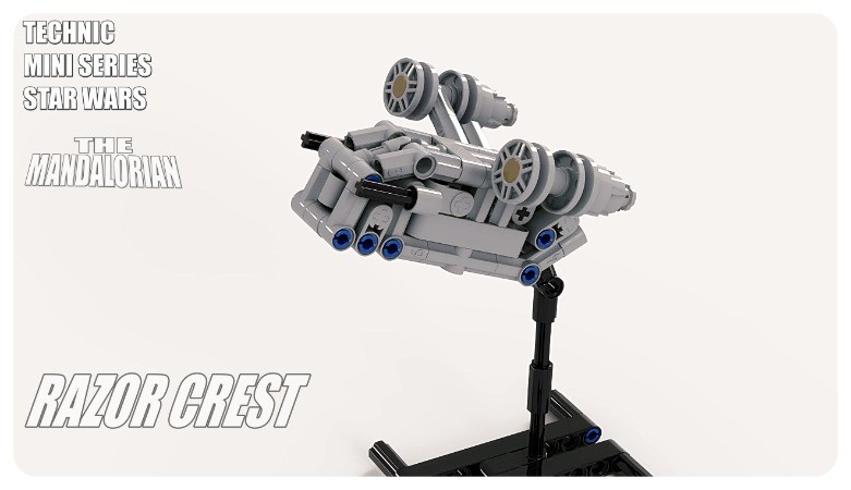 LEGO MOC TECHNIC mini RAZOR CREST by pins_n_liftarms | Rebrickable ...
