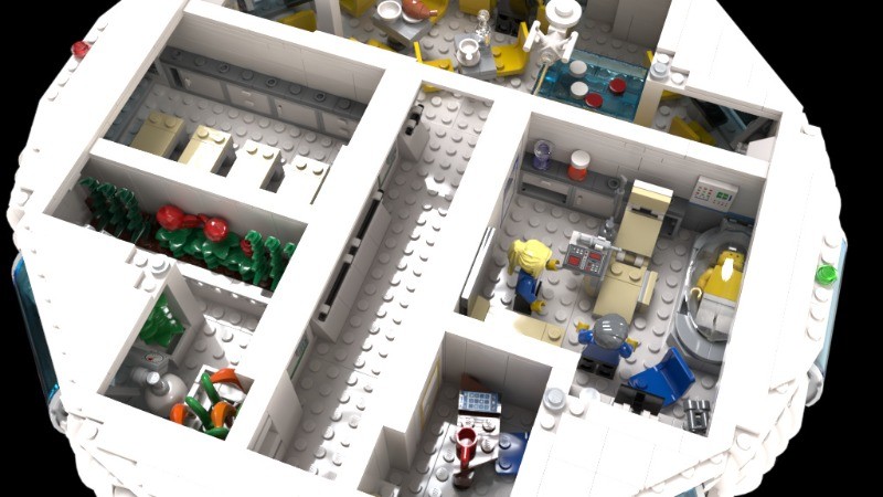 LEGO MOC-218686 OUR Endeavour by SylvainLS | Rebrickable - Build with LEGO