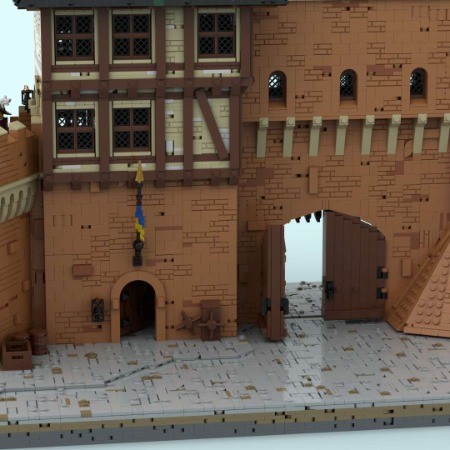 LEGO MOC City Gates by BennoBas | Rebrickable - Build with LEGO