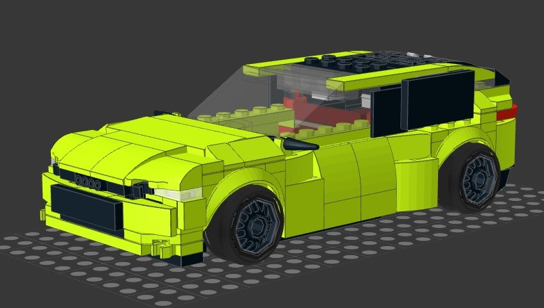 LEGO MOC-240120 77237 Audi RS6 Avant by Ron_Brick | Rebrickable - Build ...