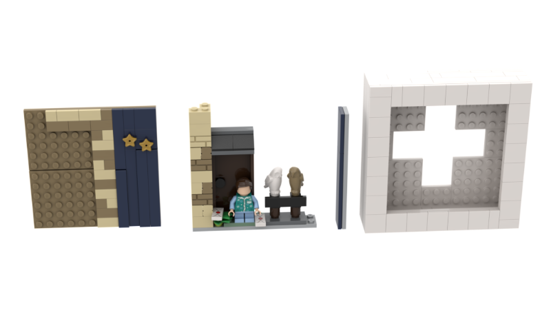 LEGO MOC Outside Privet Drive - Framed by thestudsnstuff | Rebrickable ...