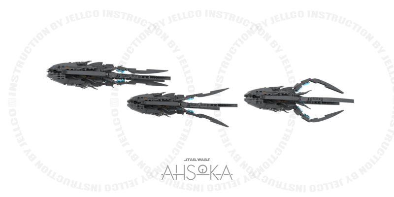 LEGO MOC Micro Size Purrgil : Ultra by jellco | Rebrickable - Build ...