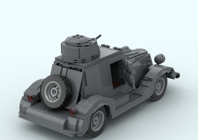 LEGO MOC-181035 BA-20 - Light armored vehicle by Soiij | Rebrickable ...