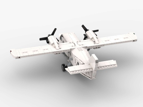 LEGO MOC DHC-6 Twin Otter (with Skydivers) by Maxis69 | Rebrickable ...