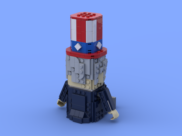 LEGO MOC Holiday Figures- Uncle Sam by Penguins and plastic ...