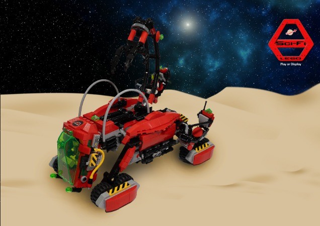 LEGO MOC Mechanic Crawler by Legocionado | Rebrickable - Build with LEGO