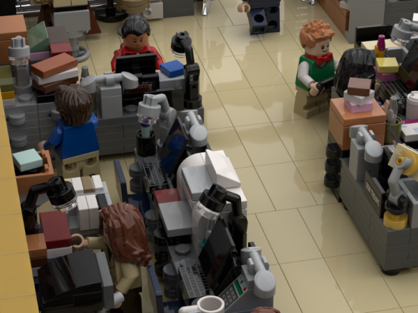 LEGO MOC Daily Planet Bullpen by Dynaguy | Rebrickable - Build with LEGO
