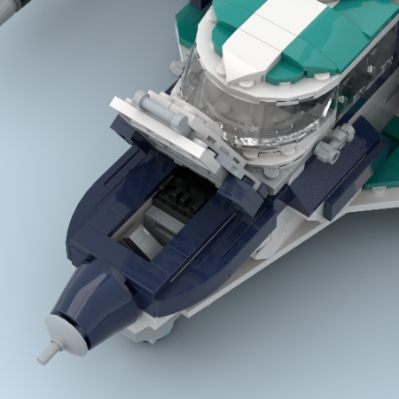 LEGO MOC-183846 Alpha Class NV1 Starship - Aion's Compass by SlamTrunk ...