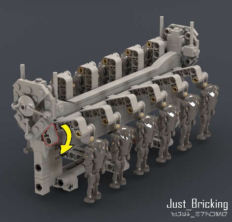 LEGO MOC Platoon Attack Craft - Super Battle Droid Rack by just ...