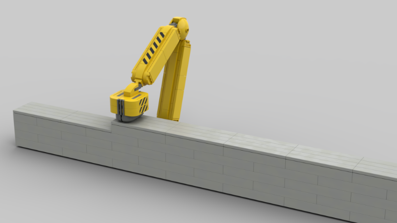 LEGO MOC Heavy Duty Robotic Arm by Futurism_Lego | Rebrickable - Build ...