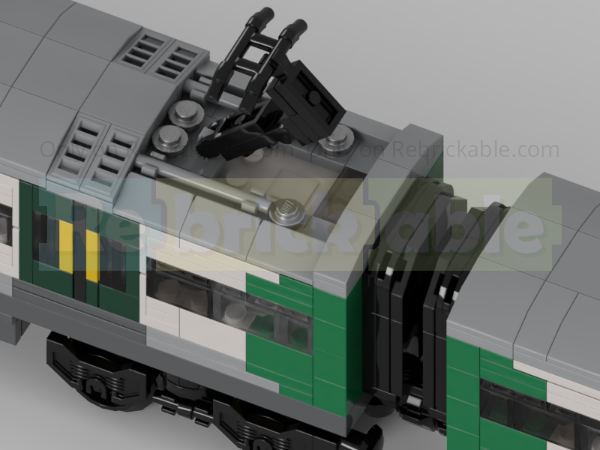 LEGO MOC Class 377 Electrostar 4-Carriage EMU Train in Southern Livery ...