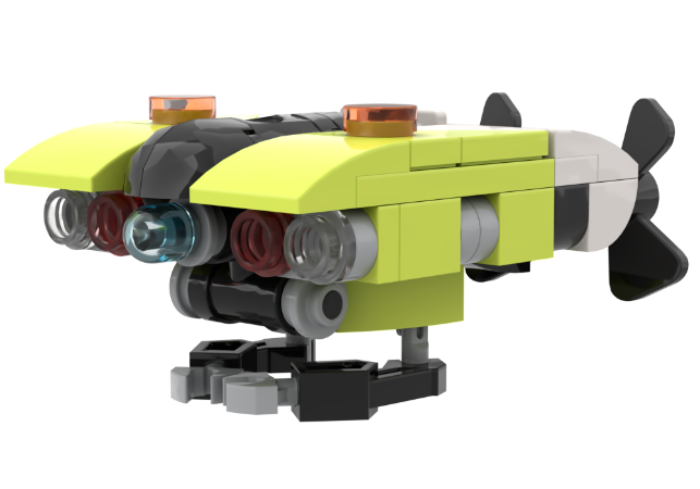 LEGO MOC ROV Robotic Submarine by OrchardBuilds | Rebrickable - Build ...