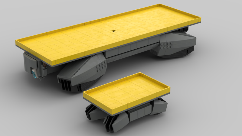 LEGO MOC Small Compact Cargo Transport by Futurism_Lego | Rebrickable ...