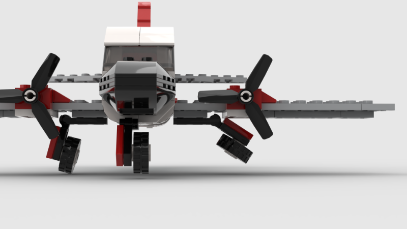 LEGO MOC beechcraft baron by ThatPilotBoy | Rebrickable - Build with LEGO