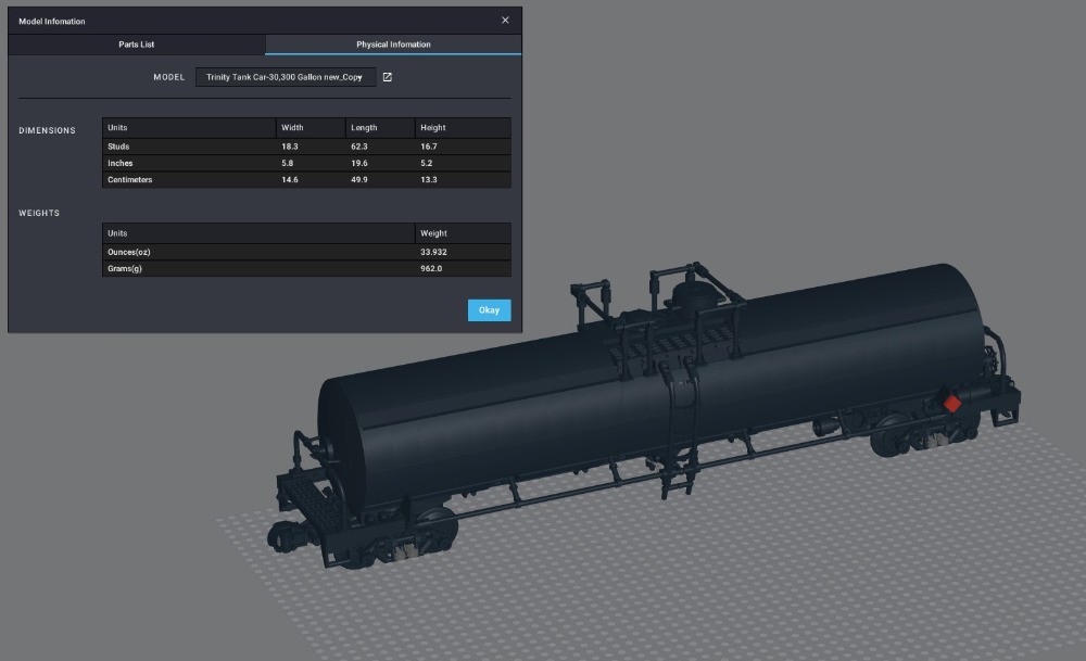 LEGO MOC Trinity Rail 30,300 Gallon Tank car (1:38) by MasterBuilderKTC ...