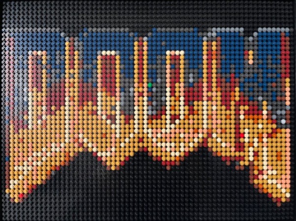 LEGO MOC 31201, 31205 - DooM logo by slyromania | Rebrickable - Build ...