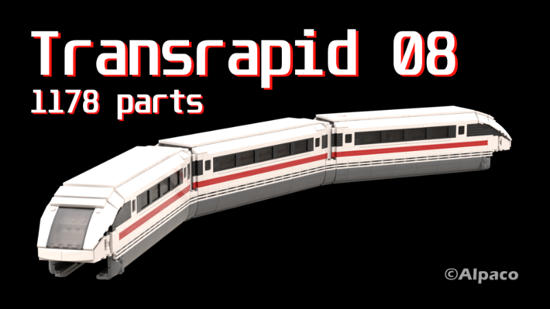LEGO MOC Transrapid 08 by Alpaco | Rebrickable - Build with LEGO