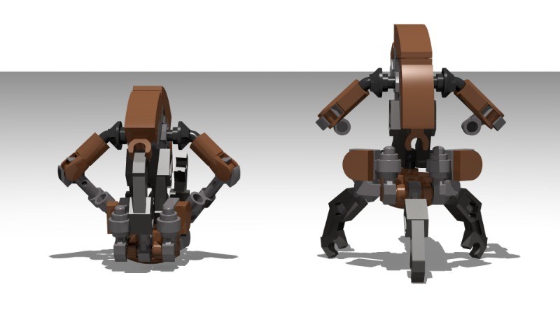 LEGO MOC Droideka by WizardlizardProductions | Rebrickable - Build with ...