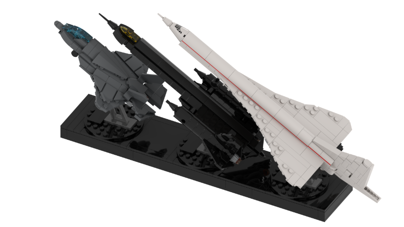 LEGO MOC Airplane 3-pack by Brick_Lizard | Rebrickable - Build with LEGO