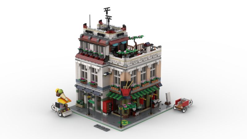 LEGO MOC The Chinatown Office by mgBricks | Rebrickable - Build with LEGO