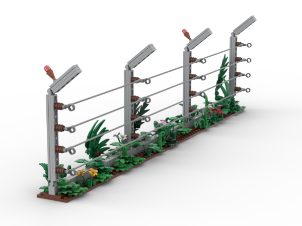 LEGO MOC JP Dilophosaurus Fence by JP_Brick | Rebrickable - Build with LEGO