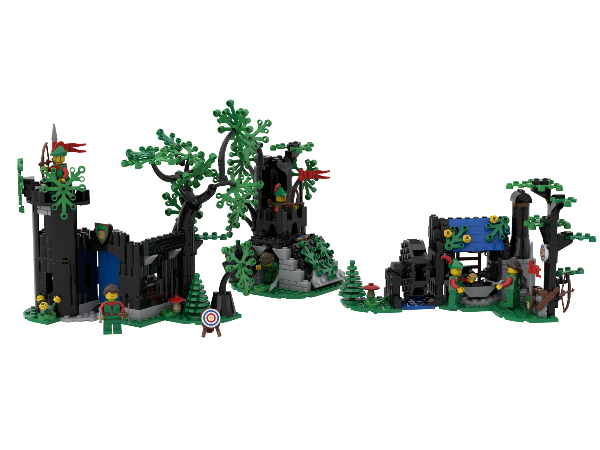 LEGO MOC Forest Fortress from 100% of 40567 by sebbl | Rebrickable ...