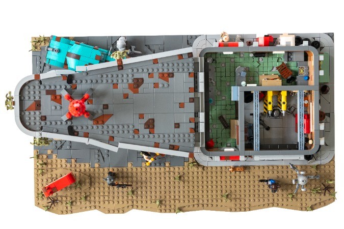 LEGO MOC Fallout Red Rocket Truck Stop by RStuijvenberg | Rebrickable ...