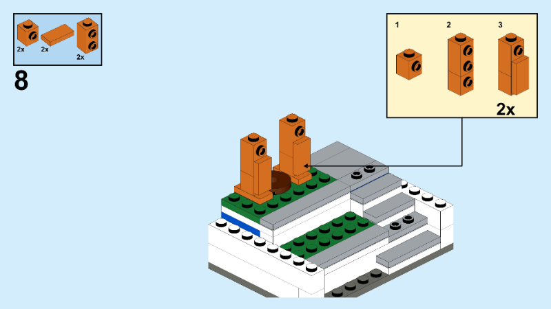 LEGO MOC 8x11 stairs with seating area by Stud.ious | Rebrickable ...