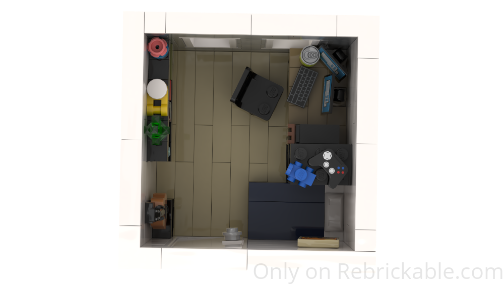 LEGO MOC Ordinary Room by CreatorOfBoxes | Rebrickable - Build with LEGO