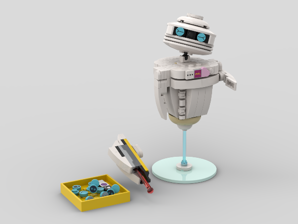 LEGO MOC-145679 Eve Robot by PedroJ | Rebrickable - Build with LEGO