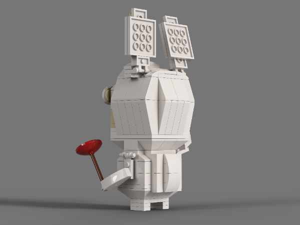 LEGO MOC Raving Rabbid by YellowDonut | Rebrickable - Build with LEGO