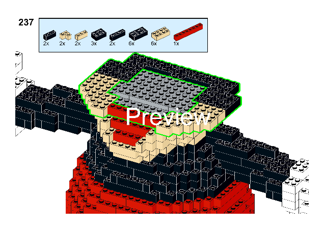 LEGO MOC Mickey Mouse by BrickBuildsBjorn | Rebrickable - Build with LEGO