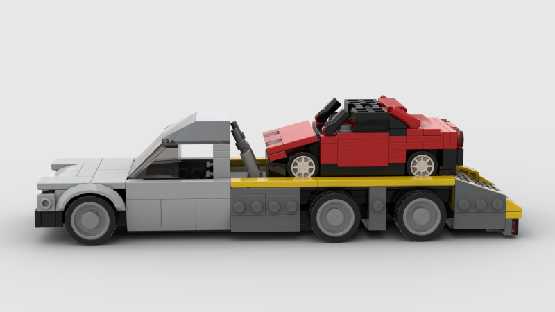 LEGO MOC Citroen Tissier CX car hauler by 6th gear | Rebrickable ...