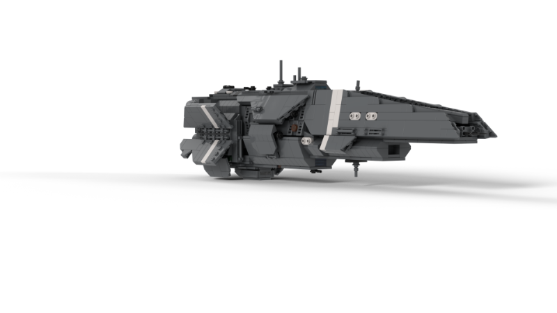 LEGO MOC Halberd Class Light Destroyer - UNSC Odyssey by GurrDieEule ...