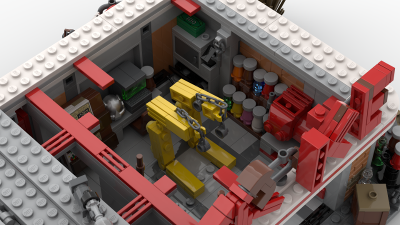 LEGO MOC Fallout 4 Red Rocket Truck Stop by Texta217 | Rebrickable ...