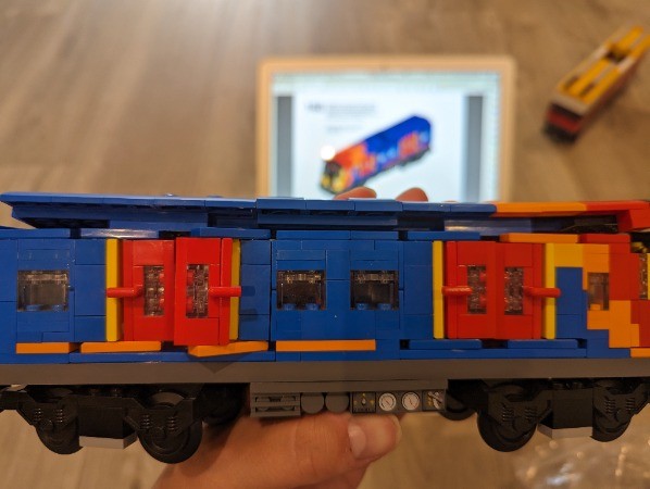 LEGO MOC-139286 Class 450 Desiro 4-Carriage EMU Train in South West ...