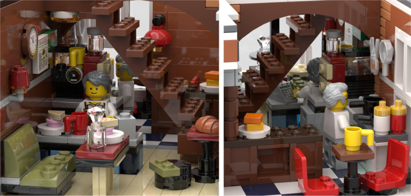LEGO MOC Assembly Square Bistro by Briquoleur | Rebrickable - Build ...
