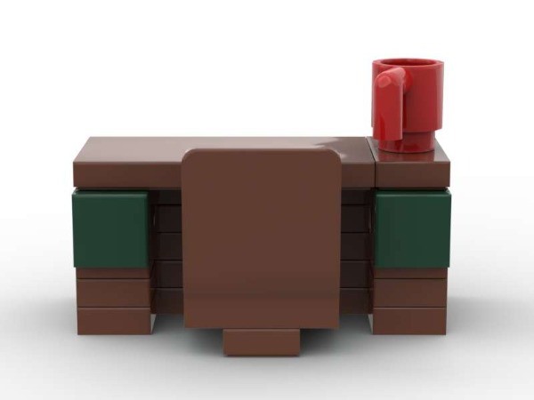LEGO MOC Desk by WaldheimBoys | Rebrickable - Build with LEGO
