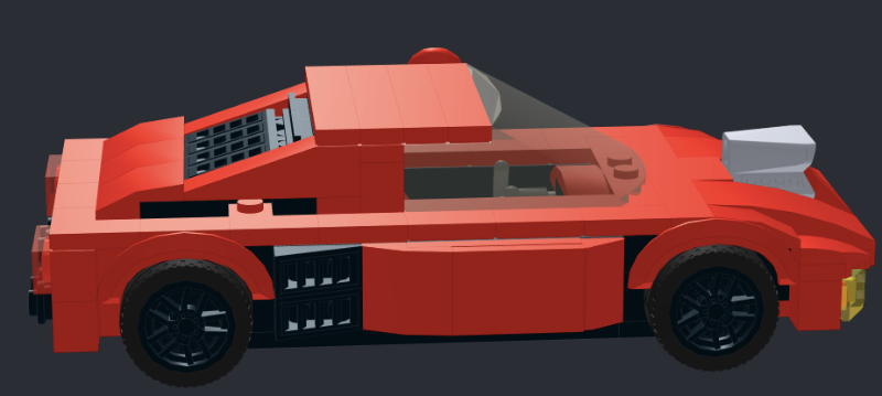 LEGO MOC Sports Car by WaldheimBoys | Rebrickable - Build with LEGO