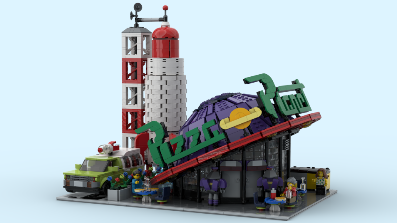 LEGO MOC Pizza Planet Modular Building by lego_modular_building ...