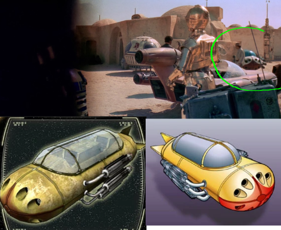 LEGO MOC Mobquat A-1 Deluxe Floater Landspeeder - Minifig Scale by ...